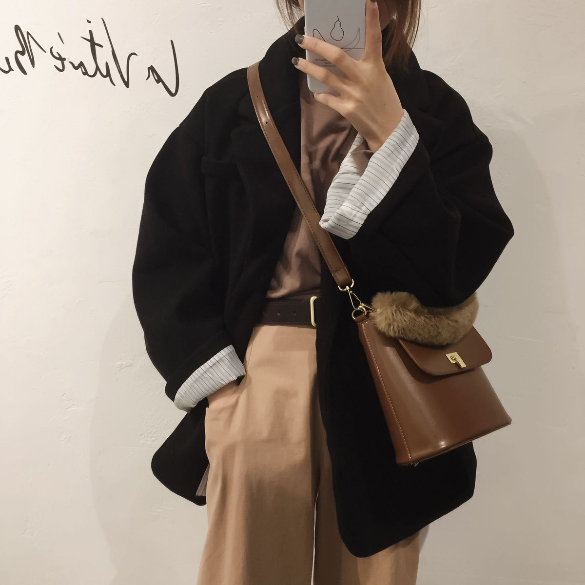[Korean Style] Lavol Vintage Crossbody Bucket Bag – Ordicle